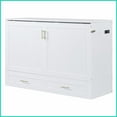 Queen Size LVL+MDF Murphy Wall Bed with Drawer, USB/Sockets & Smooth ...