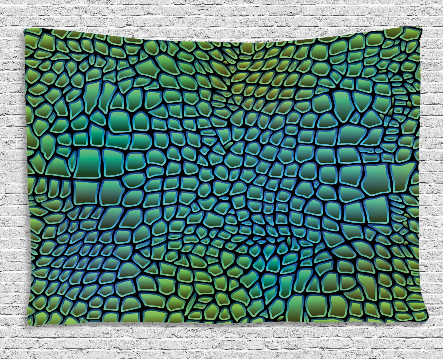 Abstract Tapestry, Alligator Skin African Animal Crocodile Reptile ...
