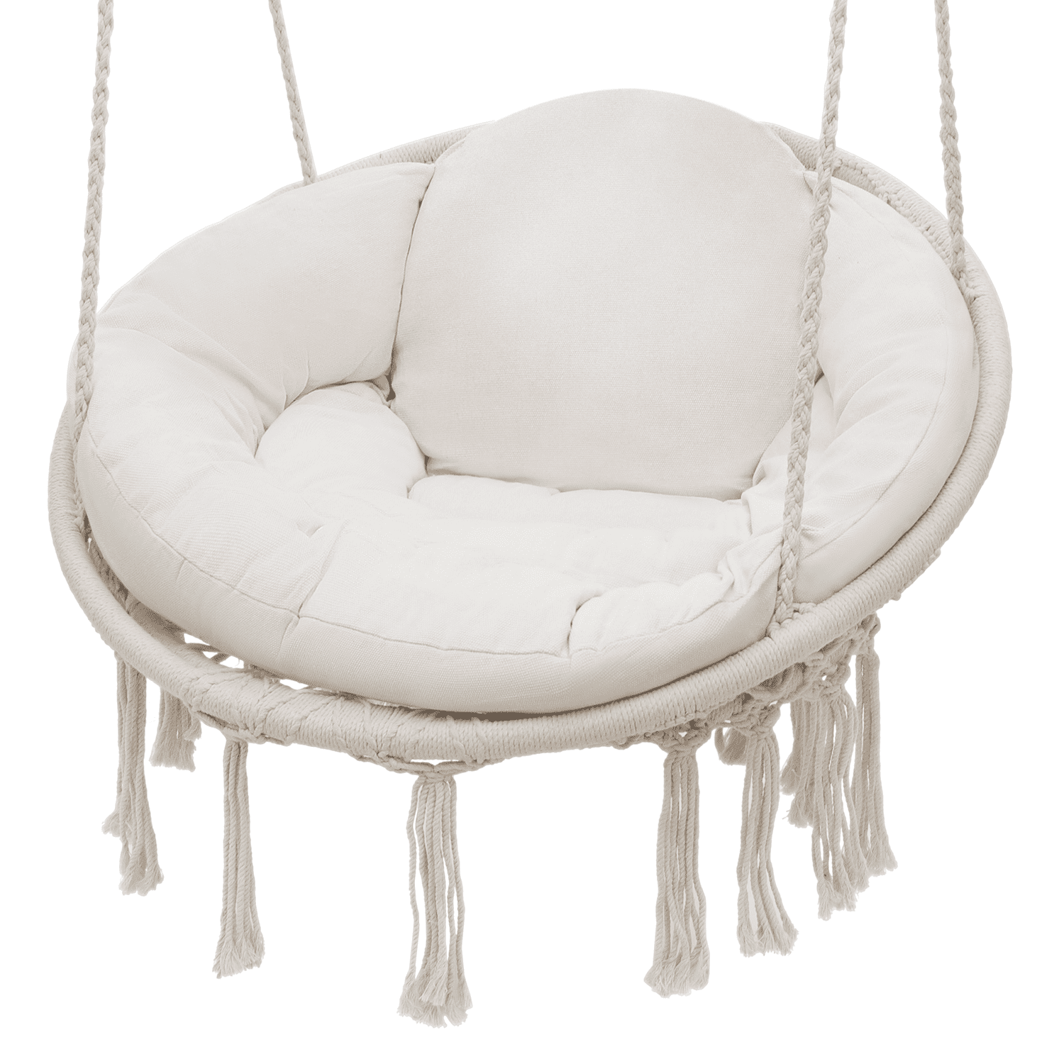 MoNiBloom Hammock Chair Macrame Swing Chair, 350lbs Weight Capacity ...