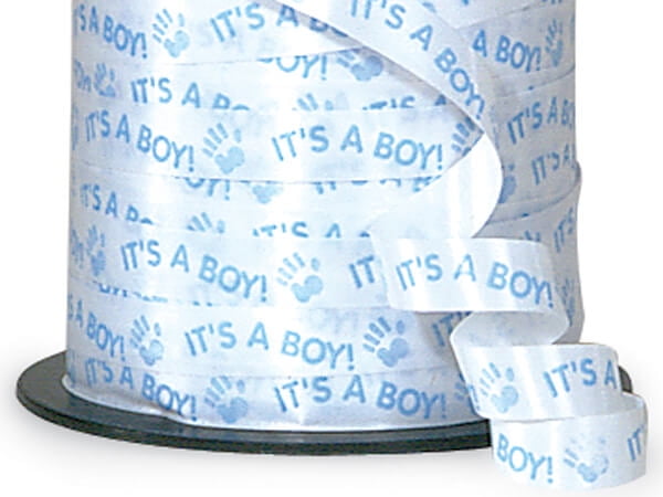Pack Of 1, It's Boy Blue Curling Ribbon 3/8" X 250 Yards 100% ...
