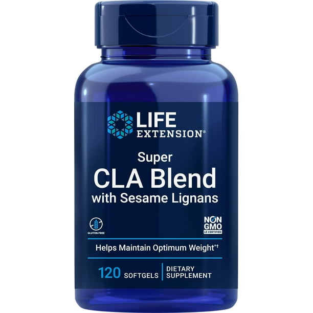 Suplemento Life Extension Super CLA Blend 120 cápsulas blandas ...