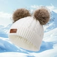 Ccpelsie Children Basic Winter Baby Boys Beanie Pompom Knitted Girls ...