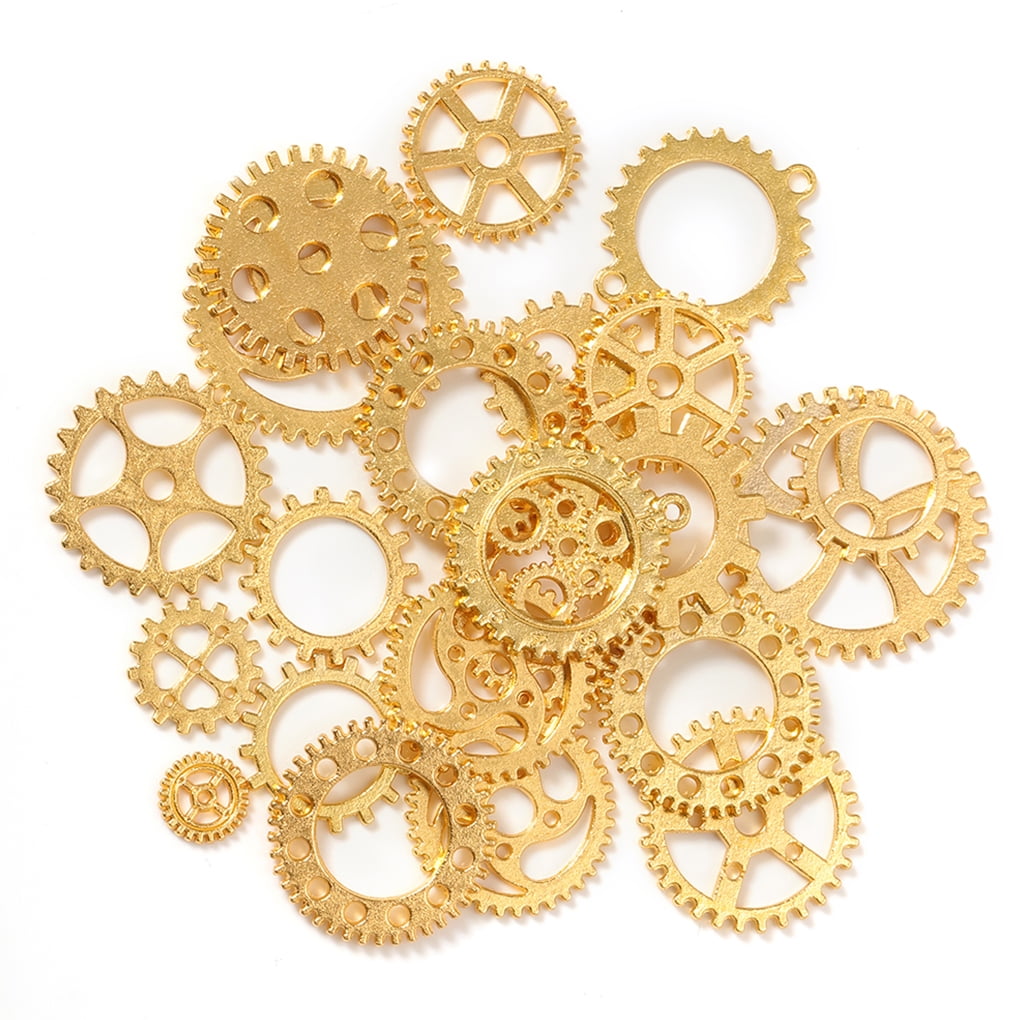 Buy DIY Alloy Gears Set Steampunk Style Pendant Making Gears Vintage ...