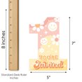 Big Dot of Happiness Groovy One - Shaped Fill-In Invitations - Boho ...