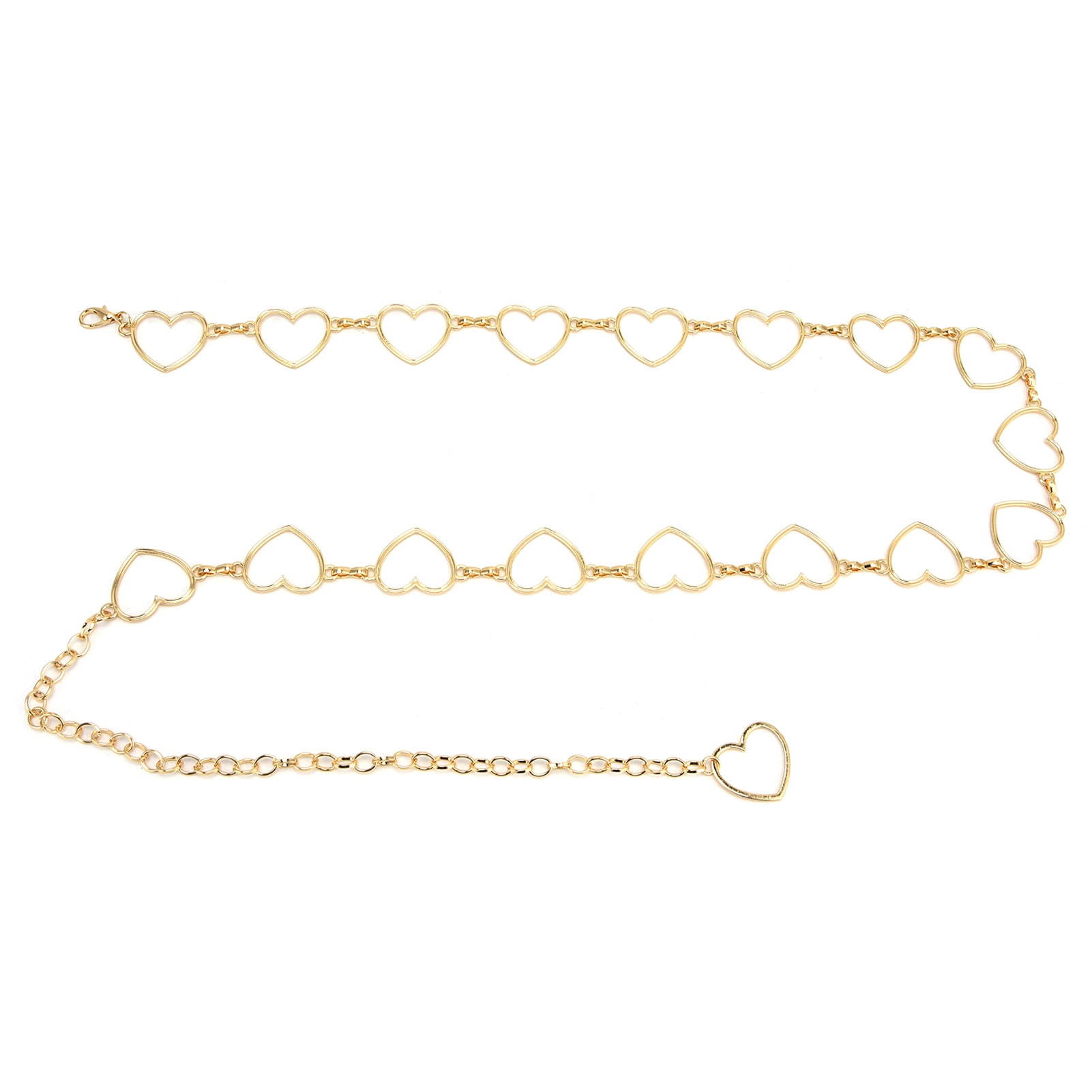 Click here for Gupbes Chain Belts For Women  Golden Heart Shape F... prices
