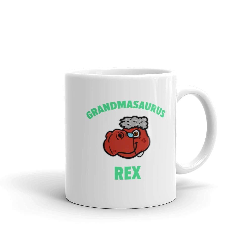 Funny Humor Novelty Granny Grandmasaurus Rex Dinosaur 11 oz Coffee Tea ...