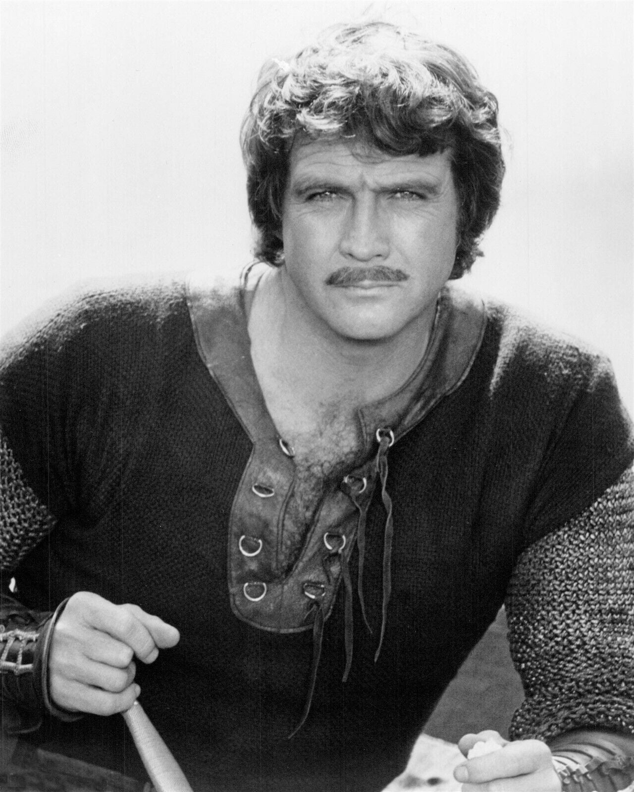 Lee Majors as Viking Prince Thorvald in 19788 movie The Norsemen 8x10 ...