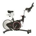 Sunny Health & Fitness Magnetic Belt Rear Drive Indoor Cycling Bike, High Weight Capacity with ...
