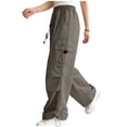 BaoFuBaoMei Cargo Pants for Girls with Pockets Solid Pants Drawstring ...