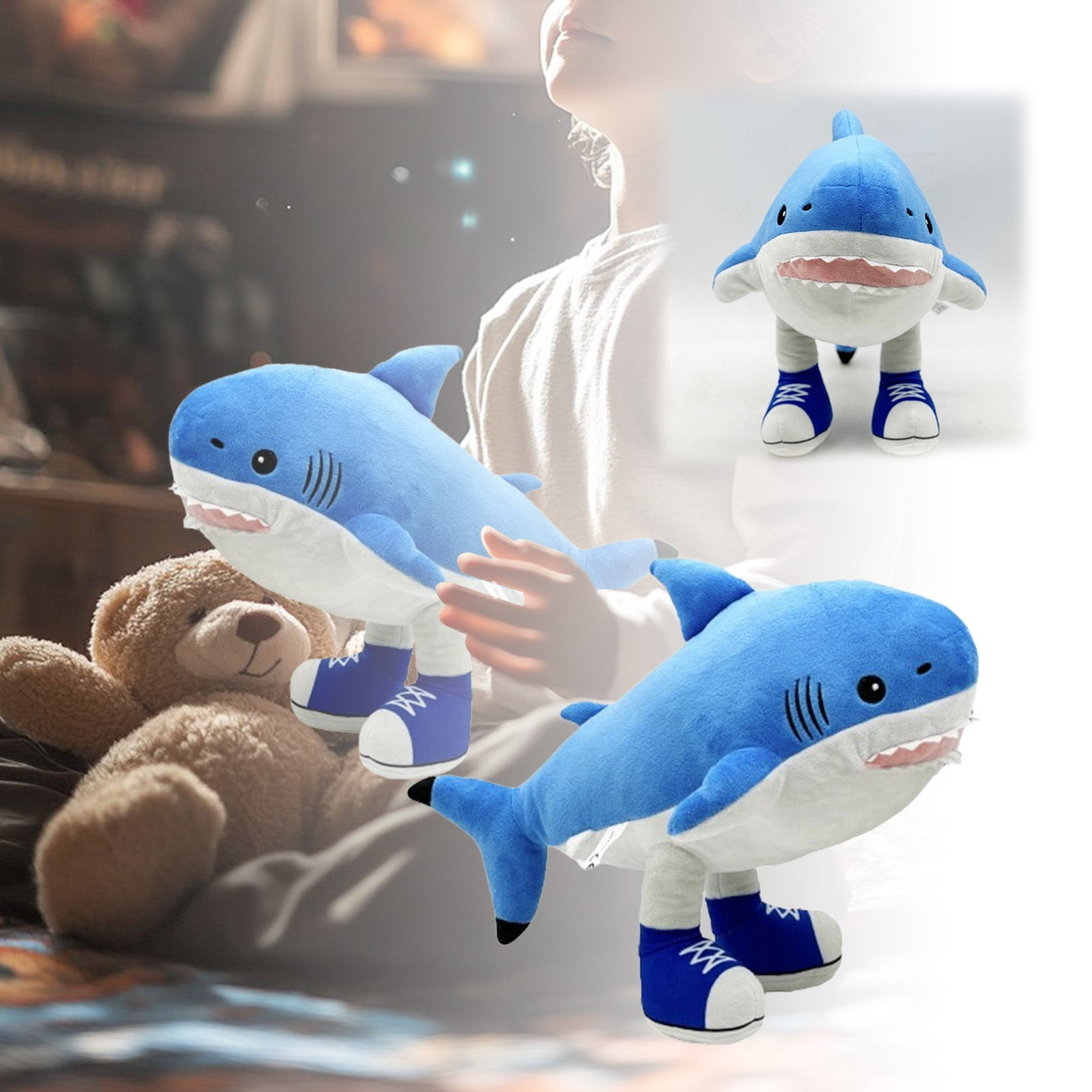 Click here for Uinagy Italian Brain Hole Shark Plush Toy One Size prices