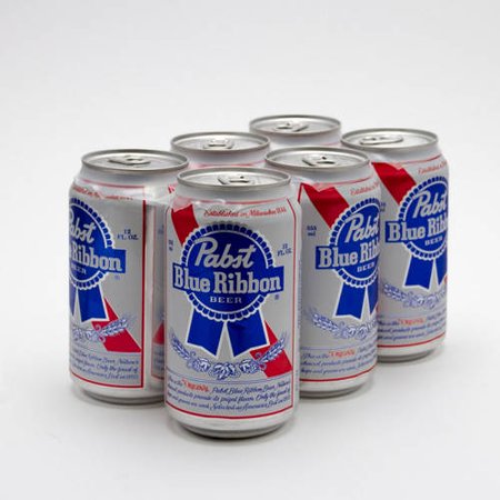 UPC 022100000711 - Pabst Blue Ribbon Beer, 6 pack, 12 fl oz | upcitemdb.com