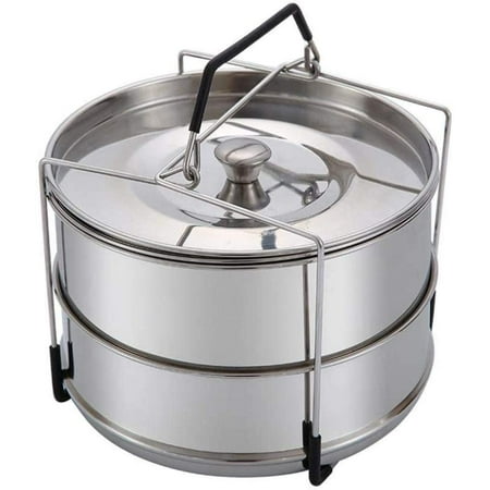 Stainless Steel Stackable Steamer, Insert Pans with Handle,Pressure ...