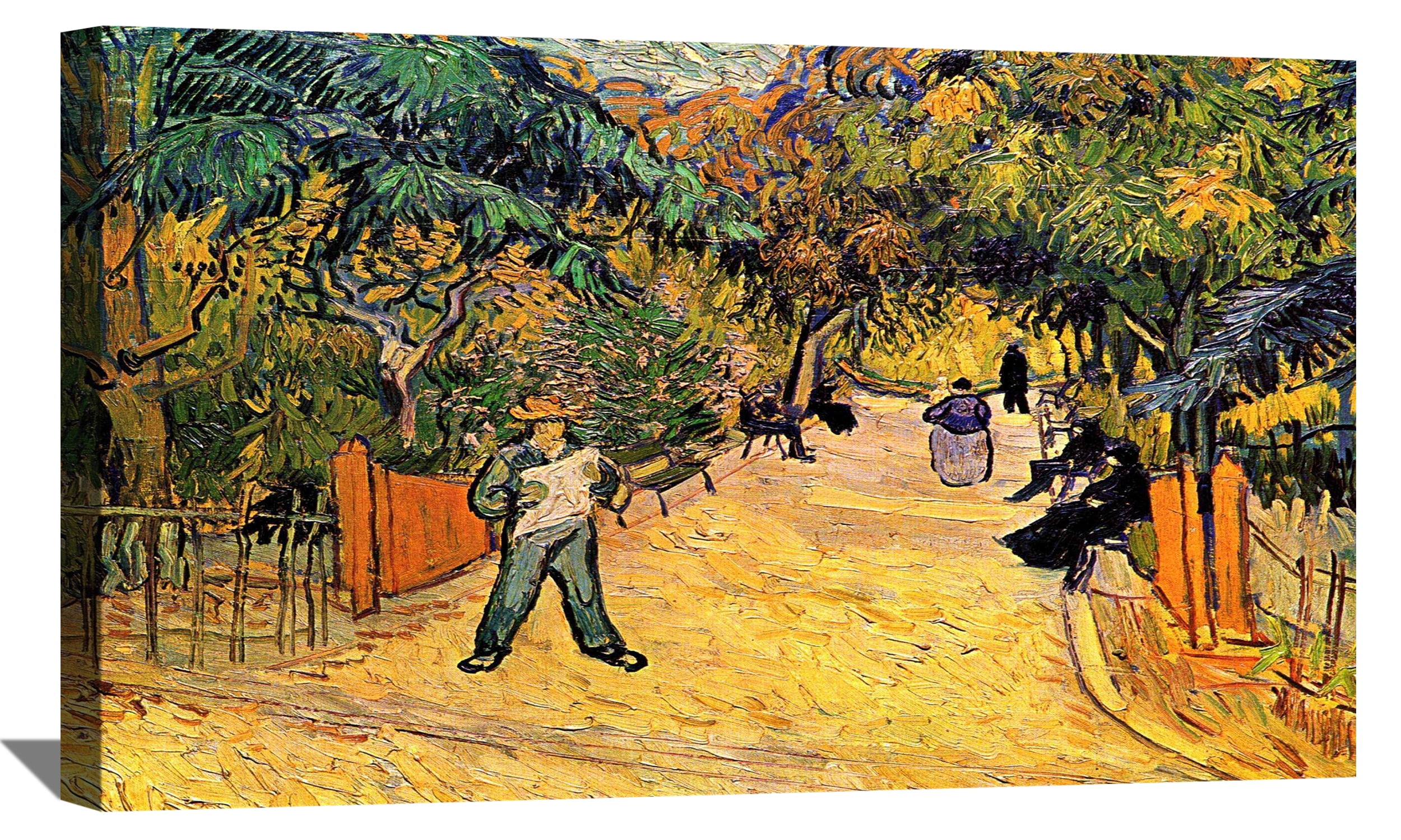 Vincent Van Gogh Painting Van Gogh Entrance to the Public Park in Arles ...
