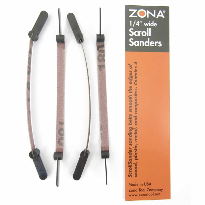 Scroll Sanders 180 Grit .25in Wide Zona Tools - Walmart.com