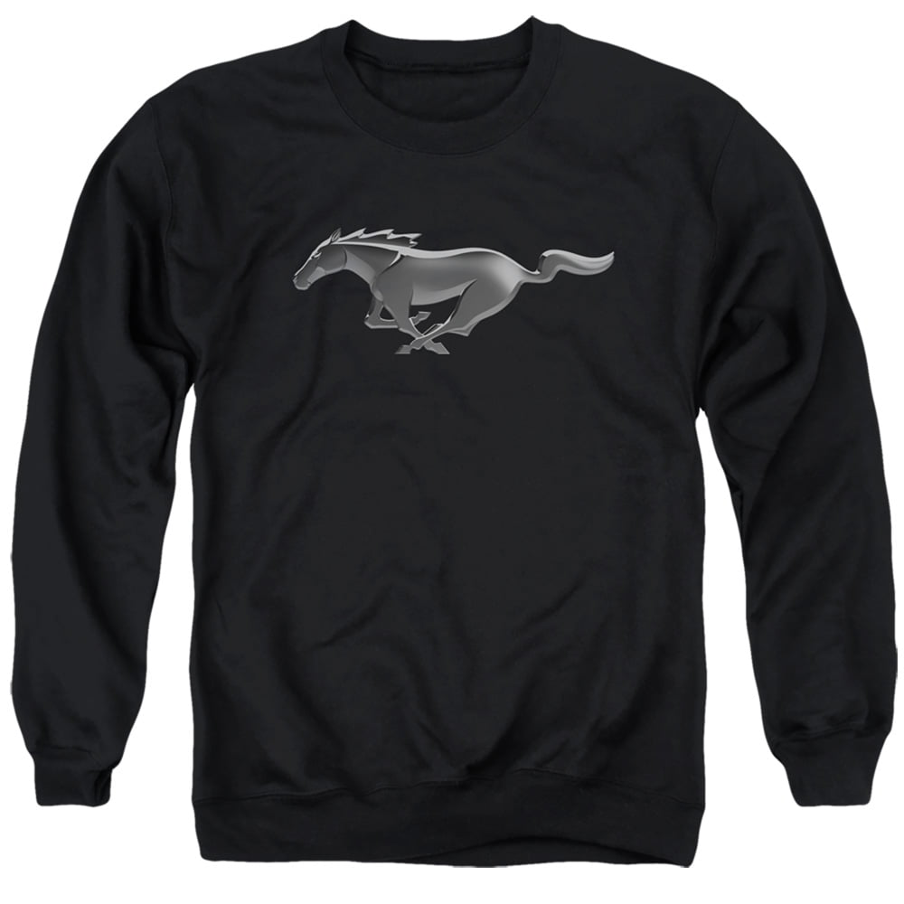 Ford Mustang Modern Mustang Adult Crewneck Sweatshirt Black - Walmart.com