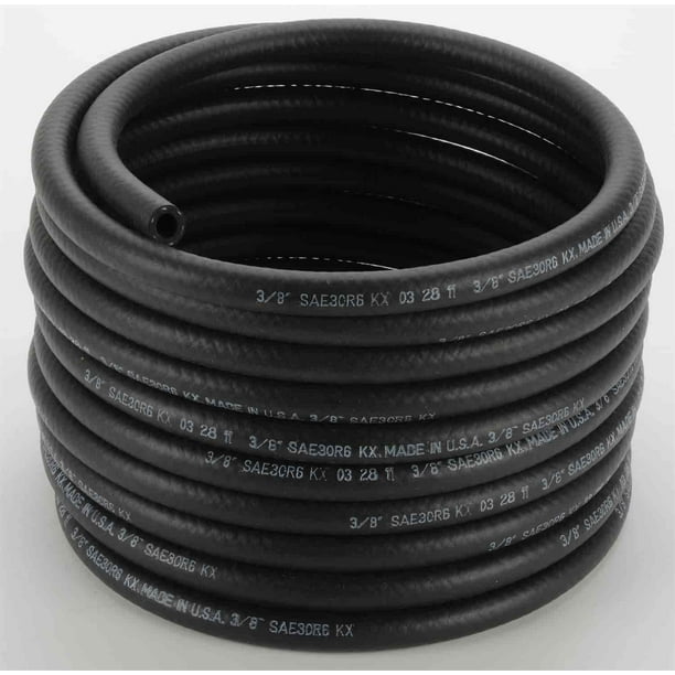 JEGS 15998 Universal Fuel Hose 3/8 in. I.D. x 25 ft. Operating Range ...