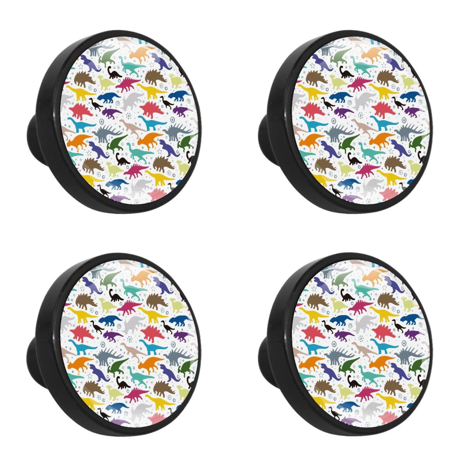 4 Pcs Dinosaur Knobs for Kitchen Cabinet Cupboard Dresser Bookcase ...