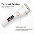 USB Rechargeable Women Painless Electric Epilator Beard Hair Removal ...