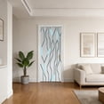Adarl Geometric Pattern Door Sticker, Peel and Stick Vinyl Door Decals ...