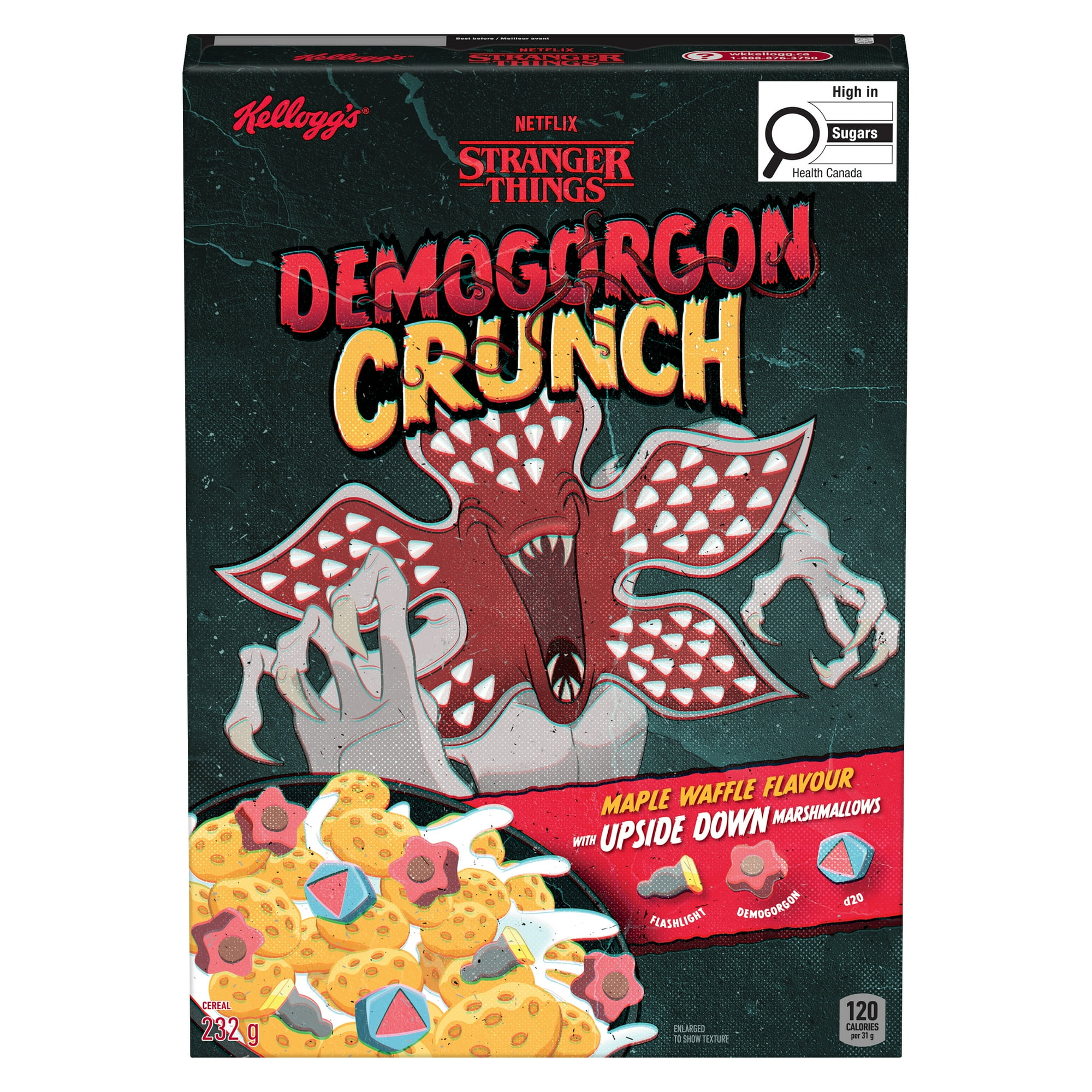 Click here for Stranger Things Demogorgon Crunch Cereal 232g Cere... prices
