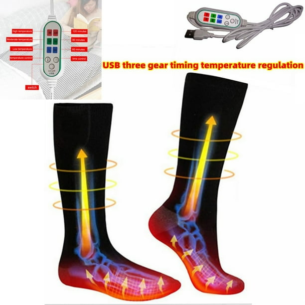 Heated Socks Thermal Socks Winter Outdoor Foot Warmer Heated Socks For ...