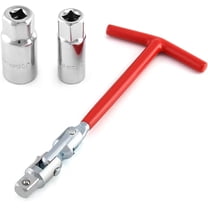 Spark Plug Socket Wrench T-Handle 5/8 Inch (16 mm) and 13/16 Inch (21 ...