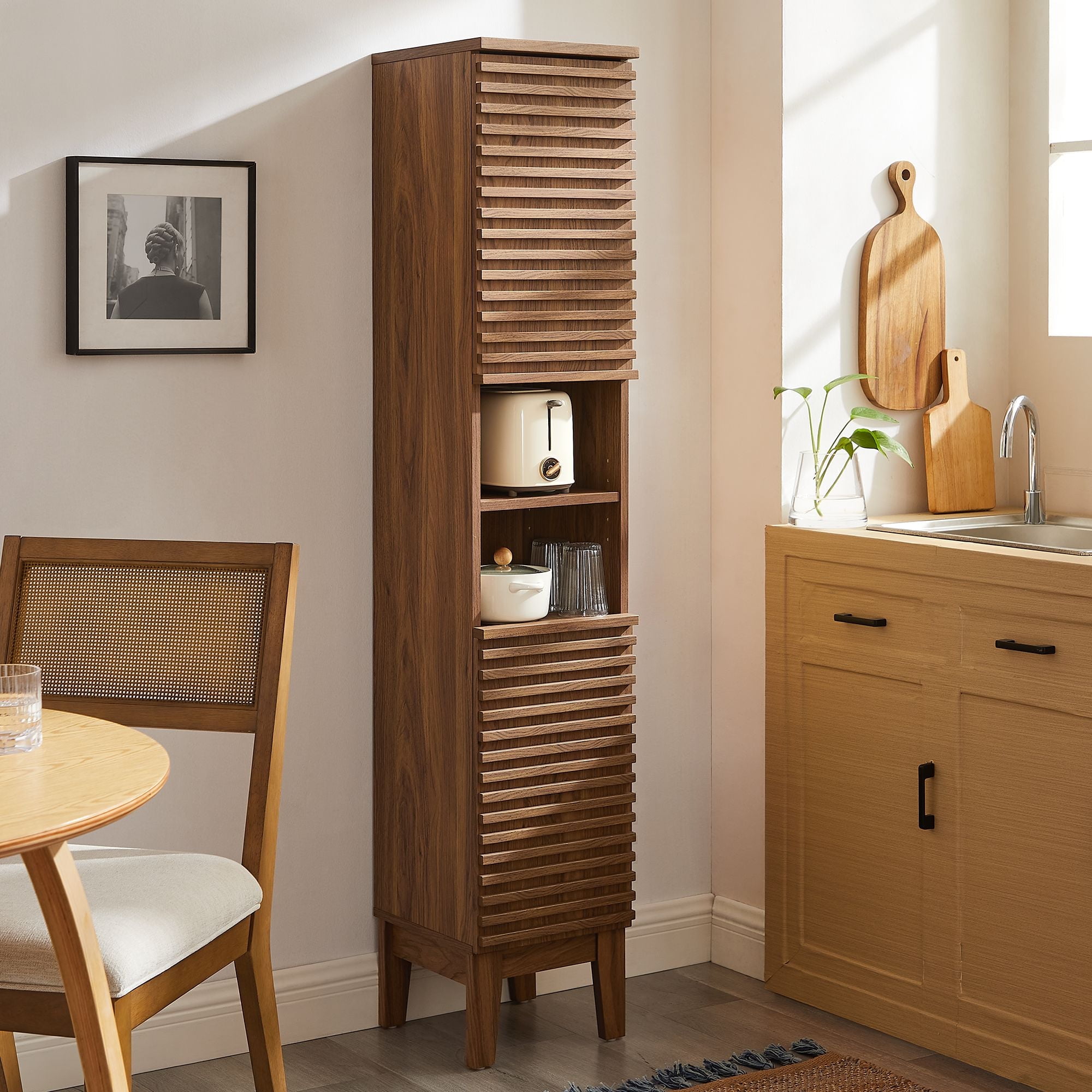 Click here for Modway Render Tall Narrow Bathroom Storage Cabinet prices