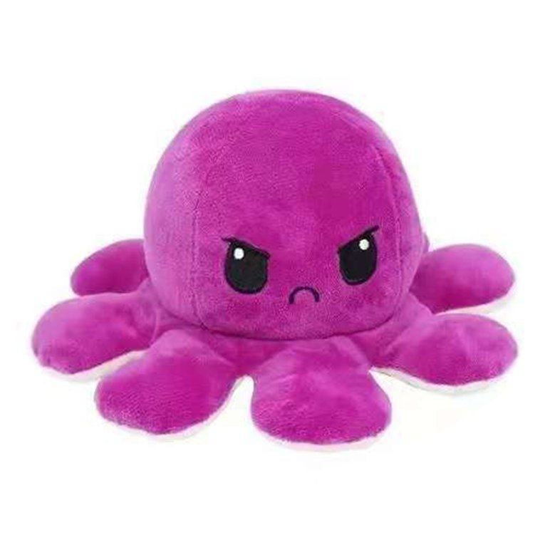 Double Faced Octopus Flippable Doll Children Plush Doll Boy Girl New ...