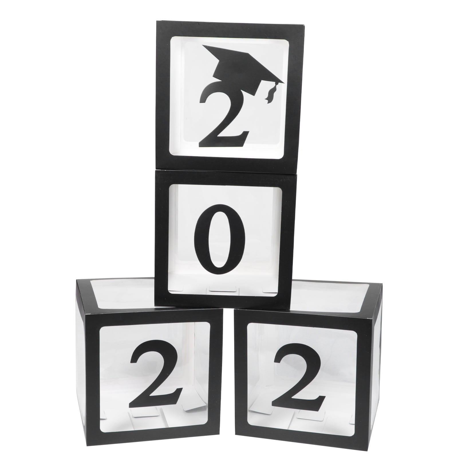 Hemoton 1 Set Creative Graduation Themed Balloon Boxes Graduation Party ...