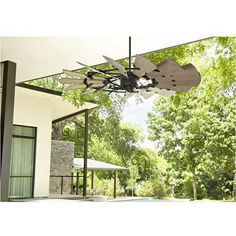 Quorum Windmill Ceiling Fan Oiled Bronze 72 | Shelly Lighting