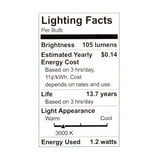 Philips LED T3 Capsule Non-Dimmable 12-Volt Accent Light Bulb: 105 ...