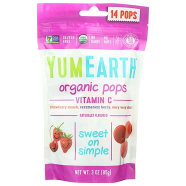 Yummy Earth Organic Super Sour Standup Lollipops, 3 OZ - Walmart.com