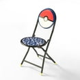 Pokemon 3 Piece Round Metal Table And Chair Set, Yellow, 24" x 24" x 20 ...