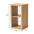 Better Homes & Gardens 2 Cube Storage Organizer, Light Honey - Walmart.com