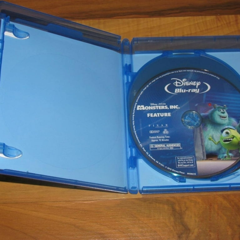 Monsters Inc Blu Ray Disc
