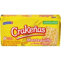 Colombina Crakenas Mantequilla, Butter Flavored Saltine Crackers, 4 ...