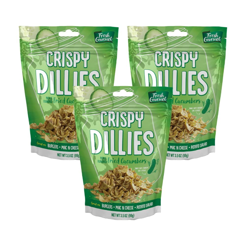 Fresh Gourmet Crispy Dillies, Pickle Flavored, 3.5 OZ (Pack - 3 ...