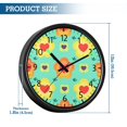 BZSMCE Voice Activated LED Night 12in Clock 12in Clock with Simple ...