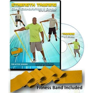 Vitality Curtis Adams Chair Exercise DVD - Simply Seated Total Body ...