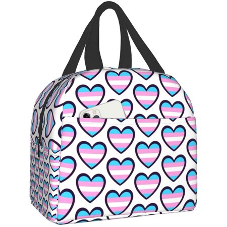 Pride Hearts - Non-Binary Lunch Box Insulated Lunch Boxes Waterproof ...