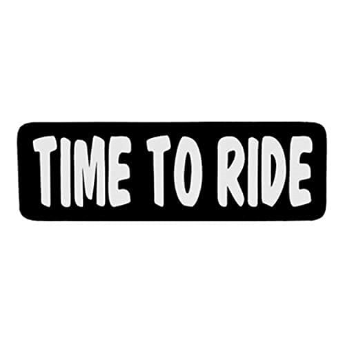 Time To Ride Motorcycle Helmet Stickers - Novelty Artwork Biker Decals ...