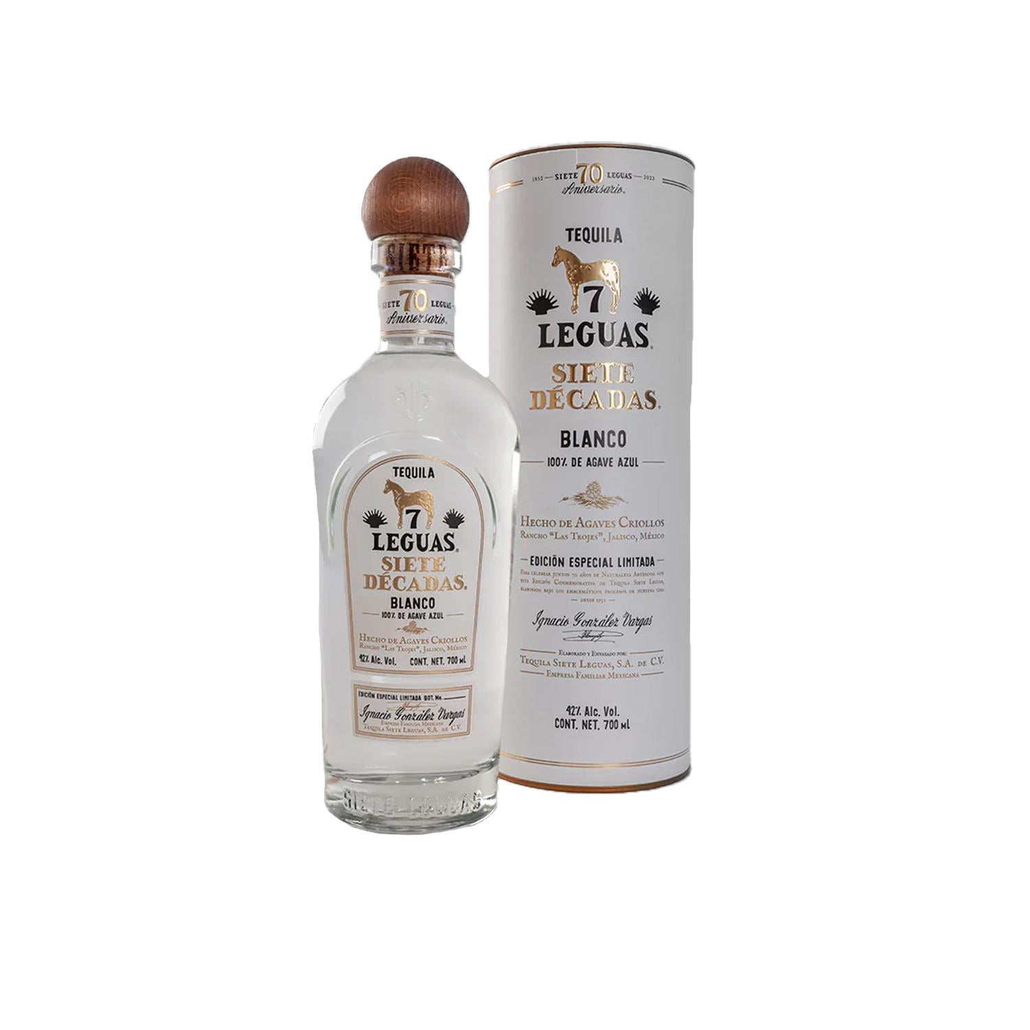 Tequila 7 Leguas 7 Décadas 700 ml 7 Leguas | Bodega Aurrera en línea