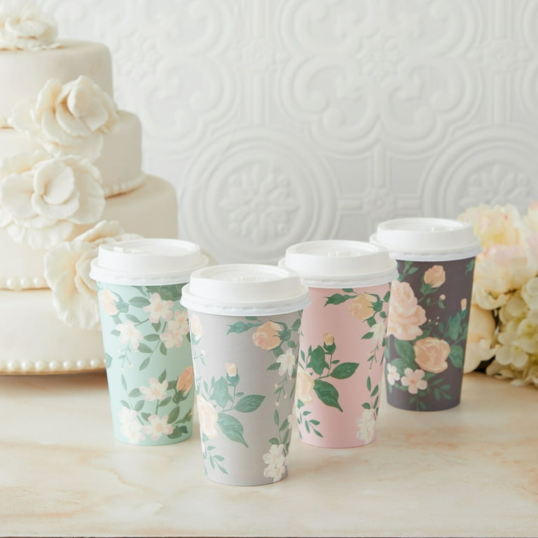 Decorative Disposable Coffee Cups
