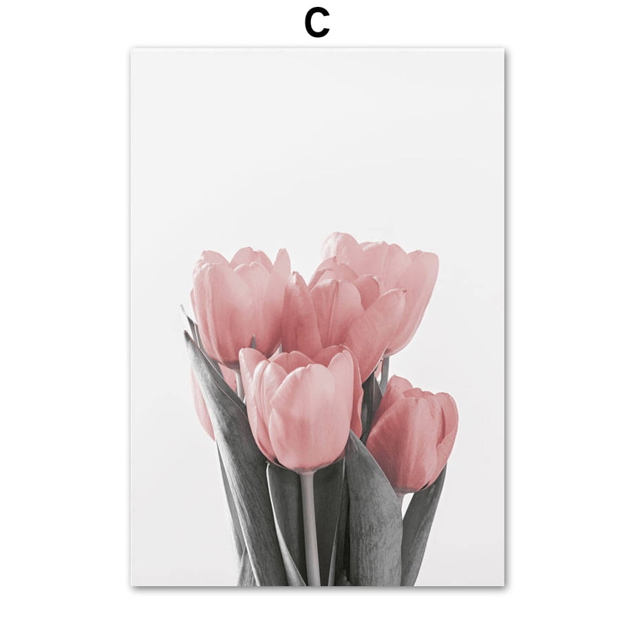 Click here for Maner Dresses Pink Peony Tulips Rose Flower Wall A... prices