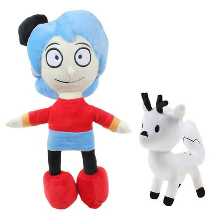 New Hilda Plush Toys Cartoon Movie Hilda And White Deer Twig Soft ...