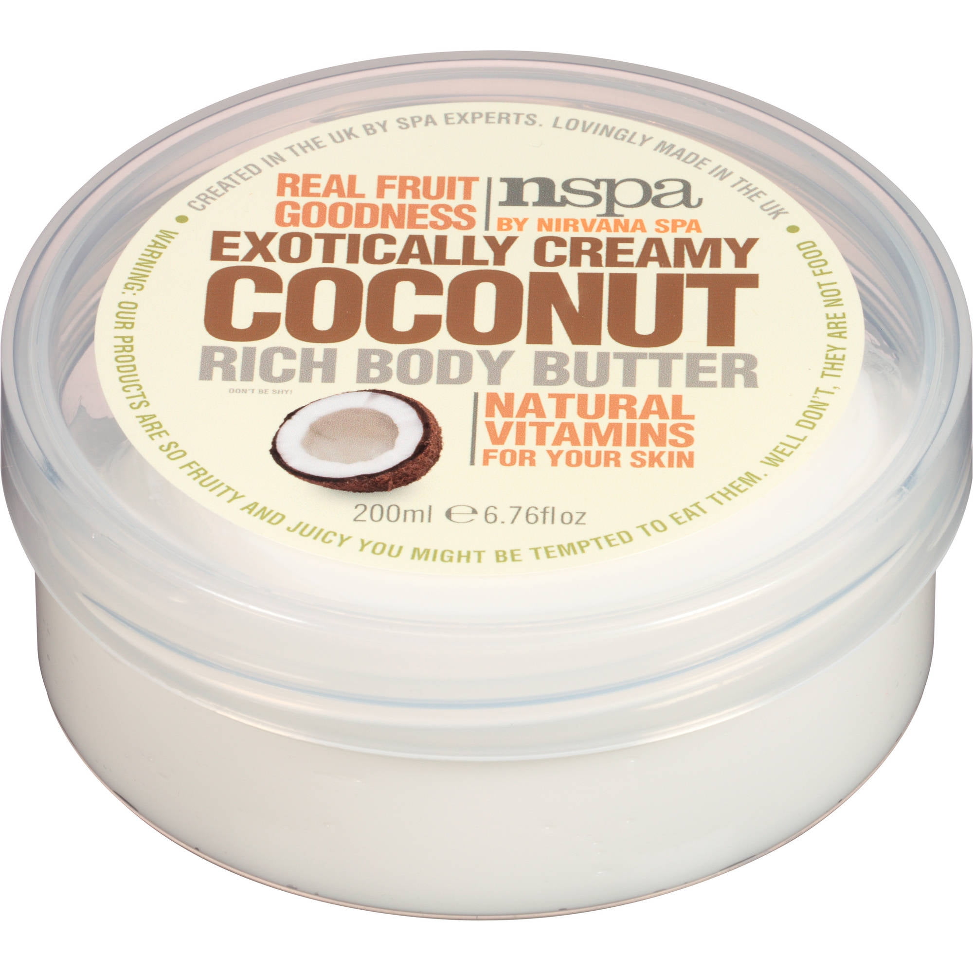 Nspa Exotically Creamy Coconut Rich Body Butter 6 76 Fl Oz Walmart