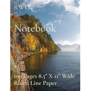 Bigidea Wide Ruled Examination Blue Book, 8" x 10", White, 24 Pages ...