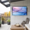 Abstract Marble Texture Outdoor TV Cover 52 to 55 inch Blue Pink ...