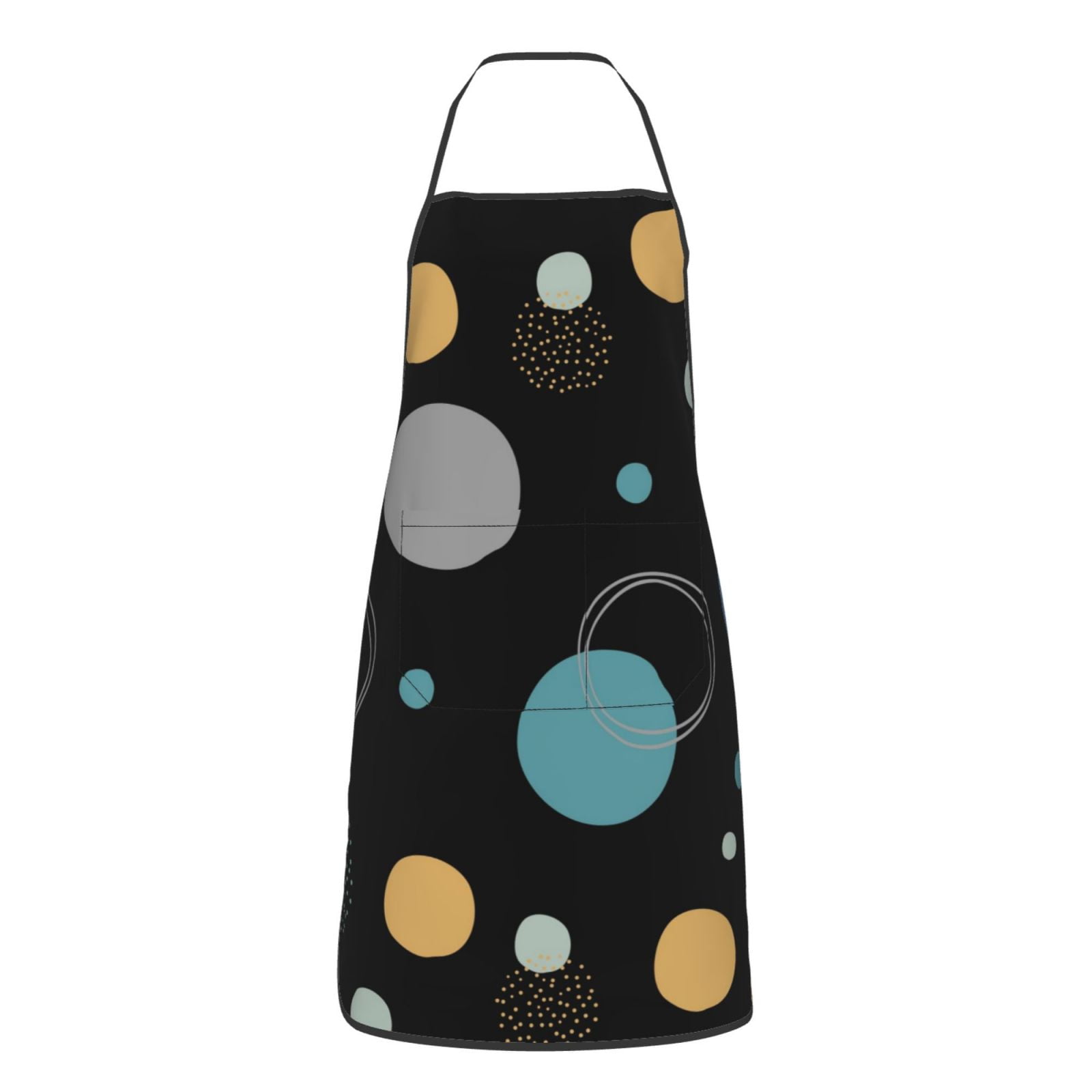 ZNDUO Create Pocal Dots Pattern Apron, Adjustable Bib Soft Chef Aprons ...