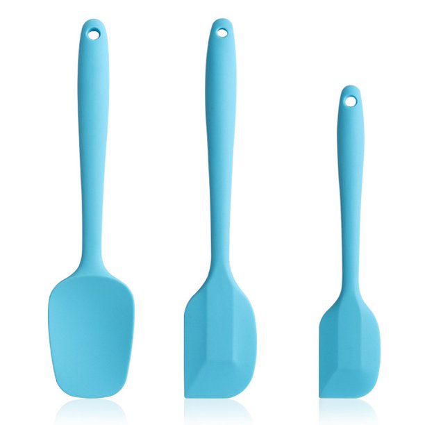 Silicone Spatula 3-piece Set, Ergonomic Handle High Heat-Resistant ...